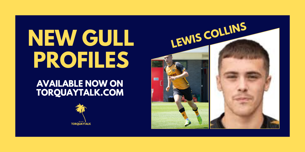 NEW GULL PROFILE – Lewis Collins by Matty Hayward – TORQUAYTALK