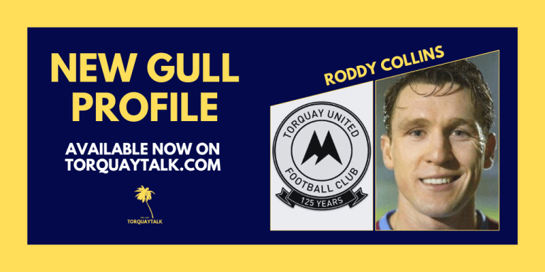 NEW GULL PROFILE – RODDY COLLINS by Mark Hirst – TORQUAYTALK