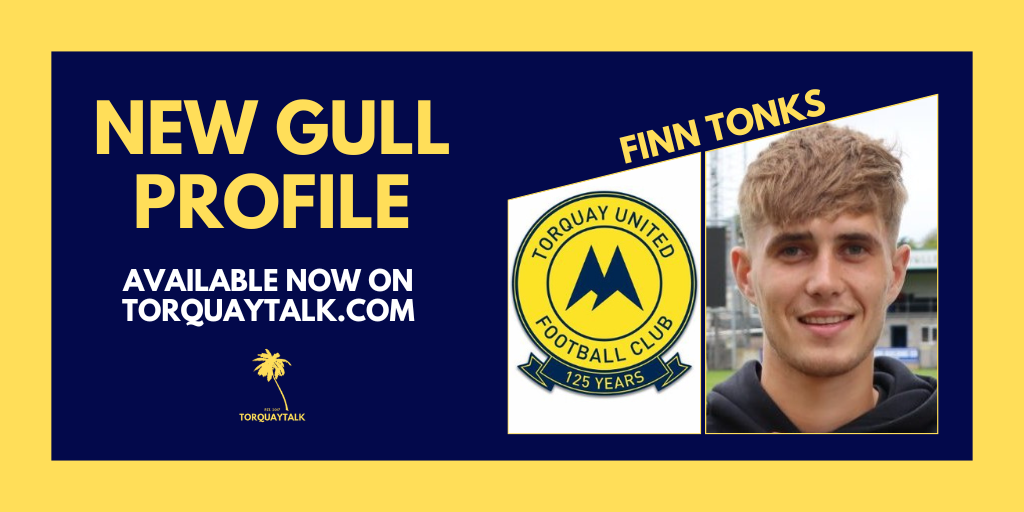 NEW GULL PROFILE – Finn Tonks by Tom Diamond – TORQUAYTALK