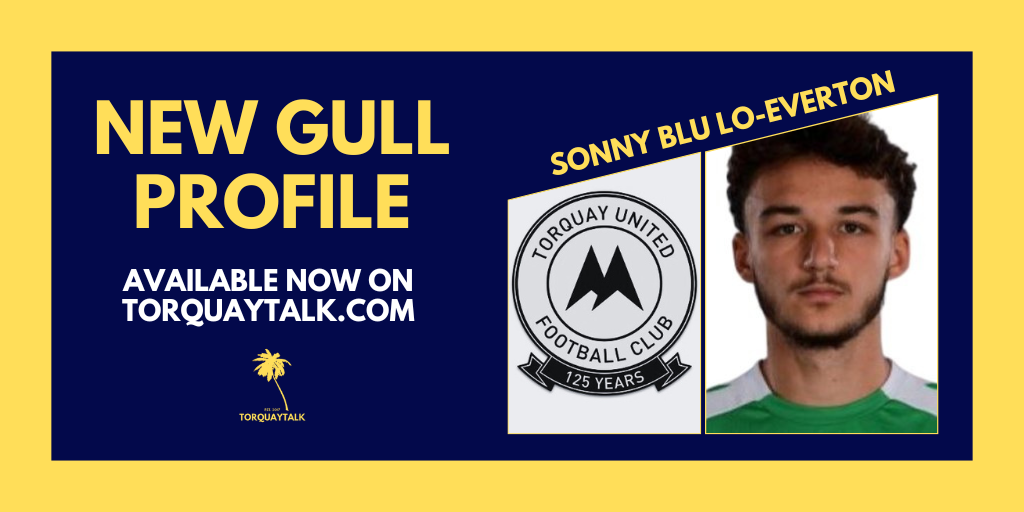 NEW GULL PROFILE – SONNY BLU LO-EVERTON by Sam Jones – TORQUAYTALK