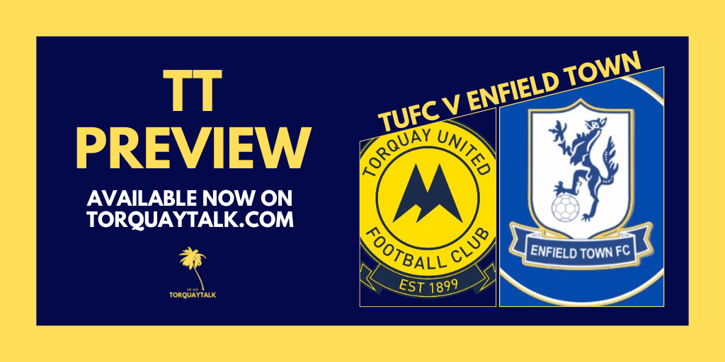 TALKING POINTS PREVIEW – Enfield Town (a) by Dom Roman – TORQUAYTALK