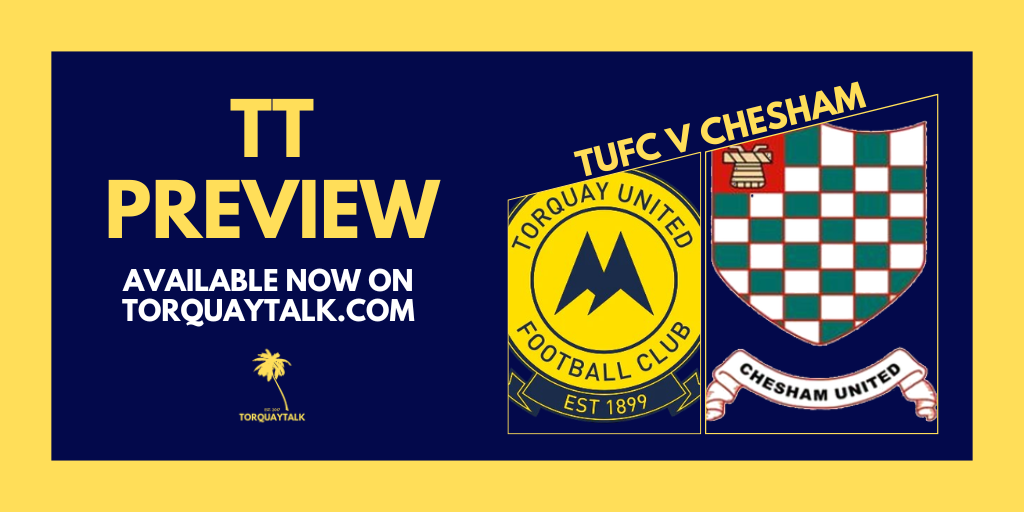 OPPOSITION Q&A – CHESHAM UNITED by Giles Stevenson – TORQUAYTALK